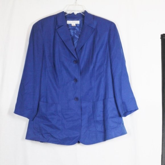 Real Clothes | Jackets & Coats | Real Clothes Blue Womens 2 Pc Career ...